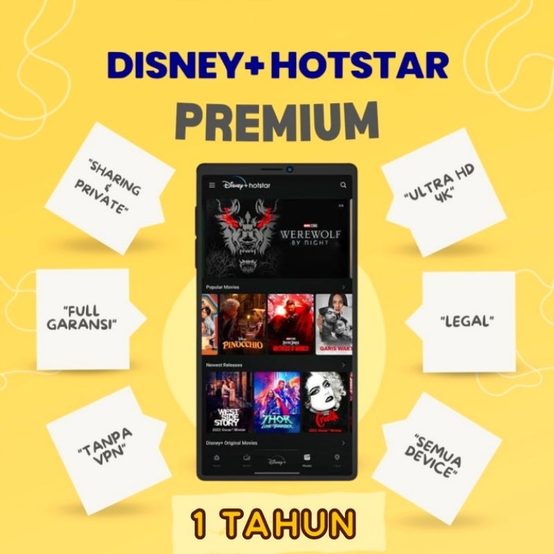 Jual Dsney Hotstar PREMIUM - tahunan - Hostar ID | Shopee Indonesia