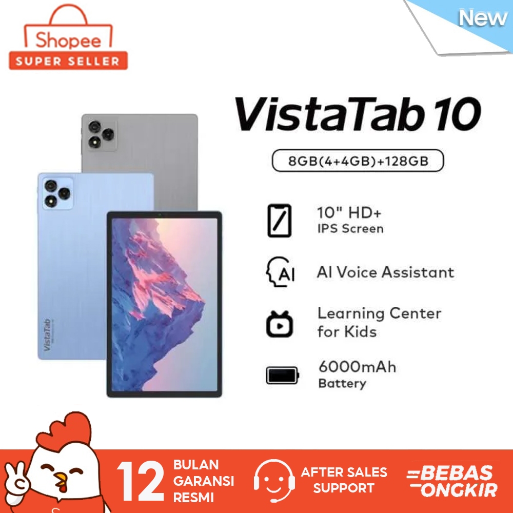 Jual Itel Vista Tab 10 | Vista Tab 10 Mini LTE 4G [4/128 GB] 10" inch ...