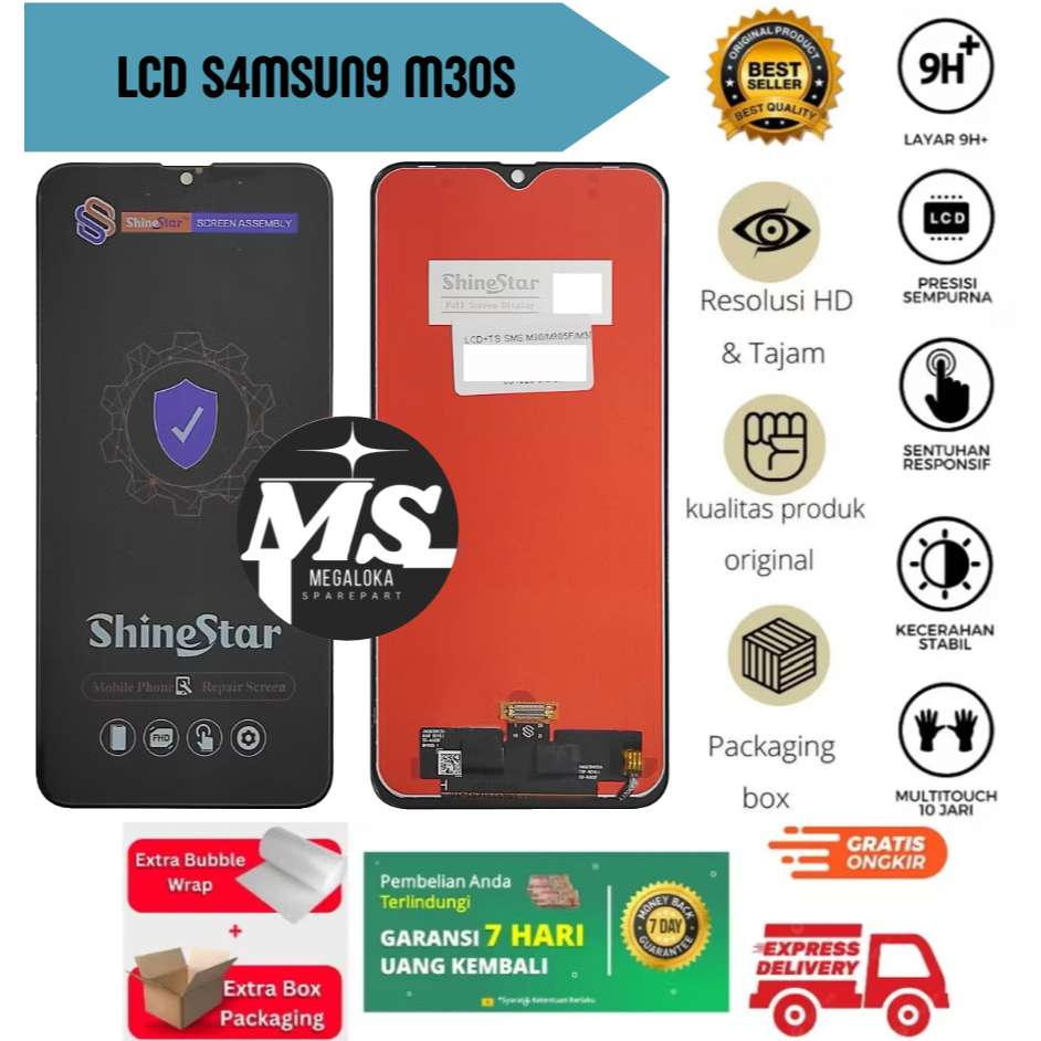 Jual LCD + TOUCHSCREEN SAMSUNG M30S SHINE STAR GRATIS LEM DAN OBENG | Shopee Indonesia