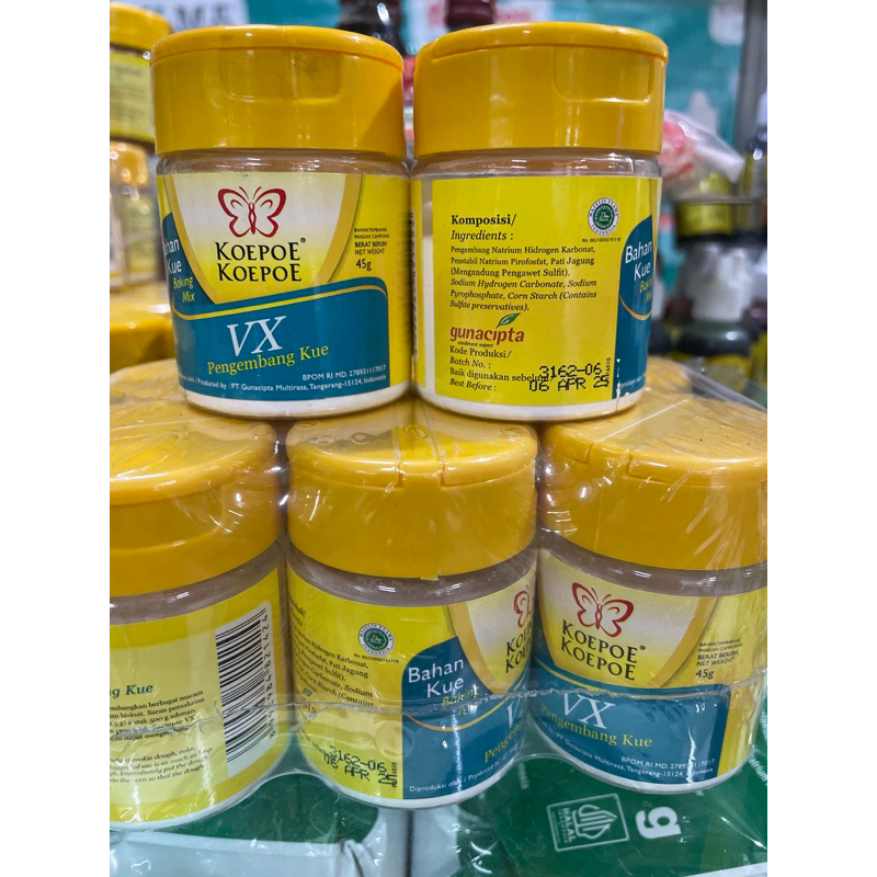 Jual [KOEPOE-KOEPOE] VX Pengembang kue 45 Gram | Shopee Indonesia