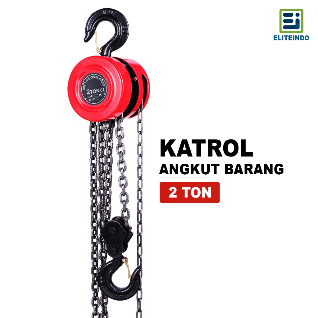 Jual ELITE INDO Katrol Gear Kualitas Tinggi/ Katrol Baja Tebal Chain ...