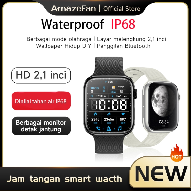 Jual AmazeFan Smartwatch Original 100% Pria Wanita IP68 Waterproof ...