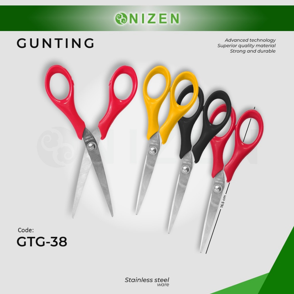 Jual gunting kain / gunting kertas / gunting keci bahan stainless steel ...