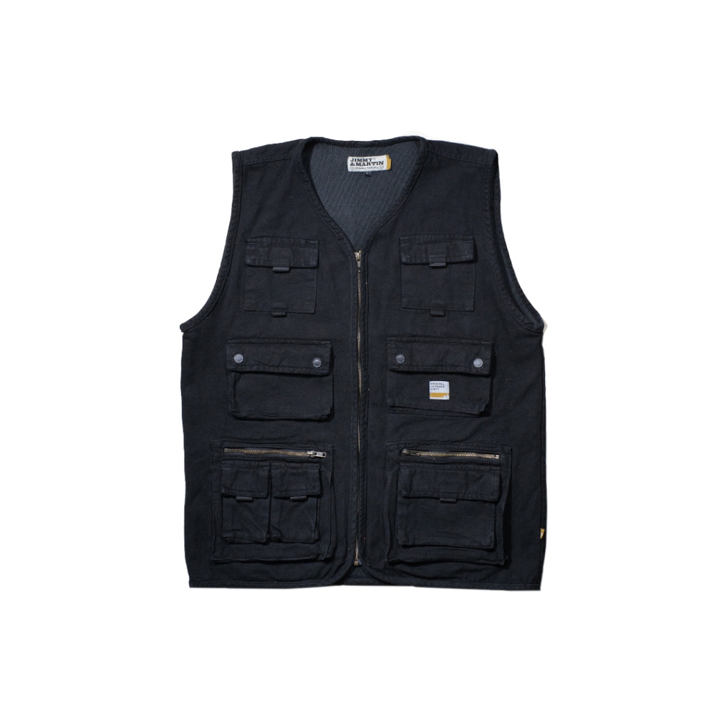 Jual Jimmy and Martin - Utility Vest Black - GVJ-0003 | Shopee Indonesia