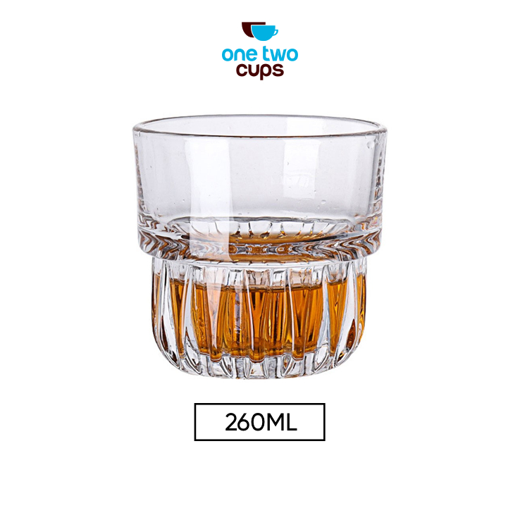 Jual One Two Cups Gelas Crystal Old-Fashioned Rock Highball Glass - 2011ZJ-260ml | Shopee Indonesia