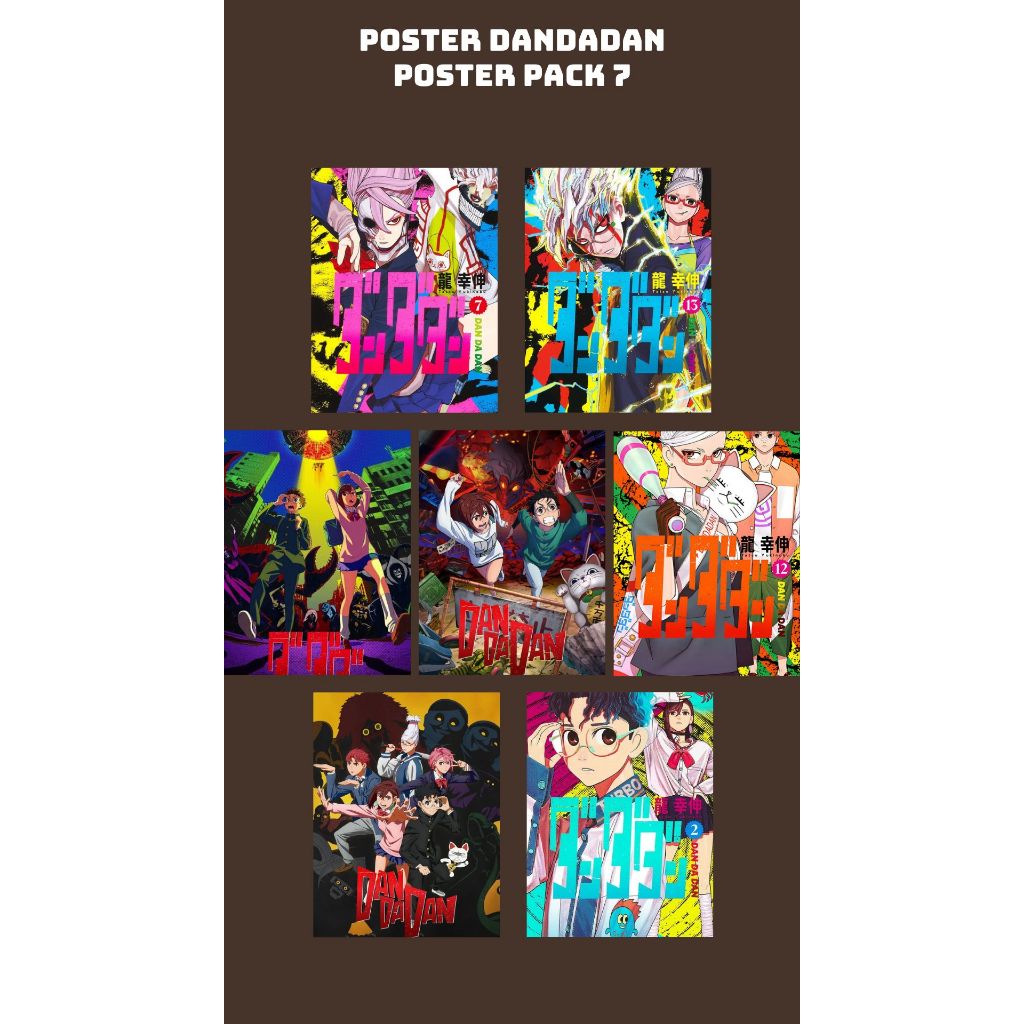 Jual Poster Pack Dandadan | Shopee Indonesia