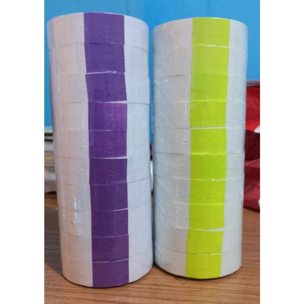 Jual Custom LABEL HARGA 2 line bisa warna bisa tulisan | Shopee Indonesia