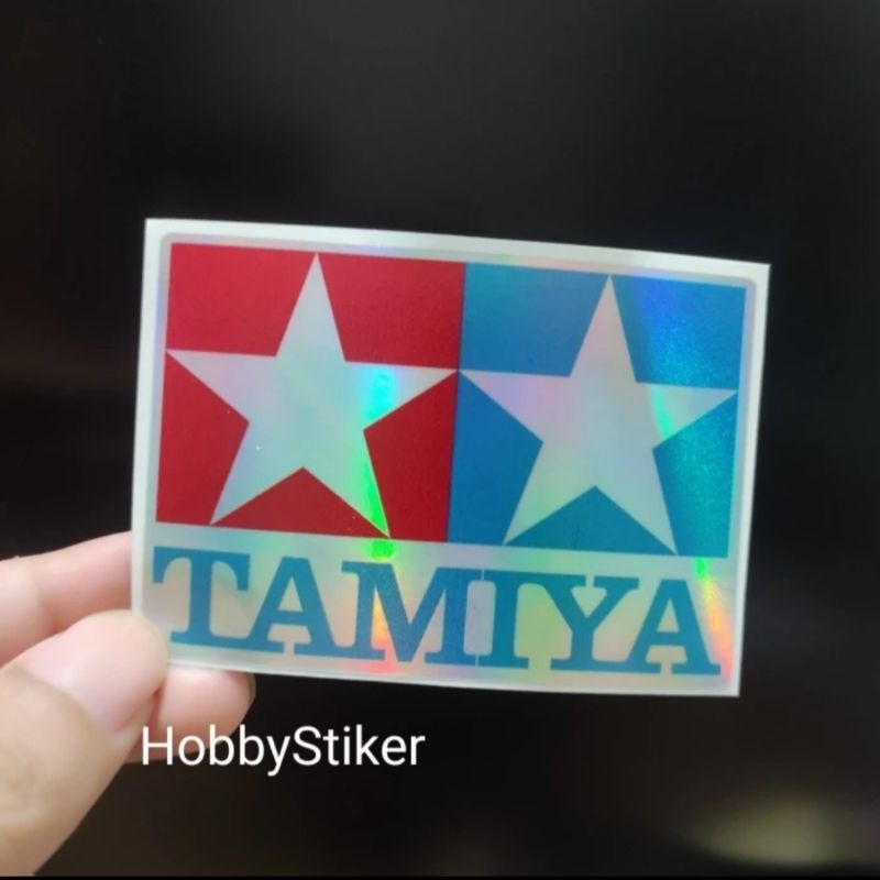 Jual Stiker logo Tamiya premium hologram untuk mobil laptop motor ...