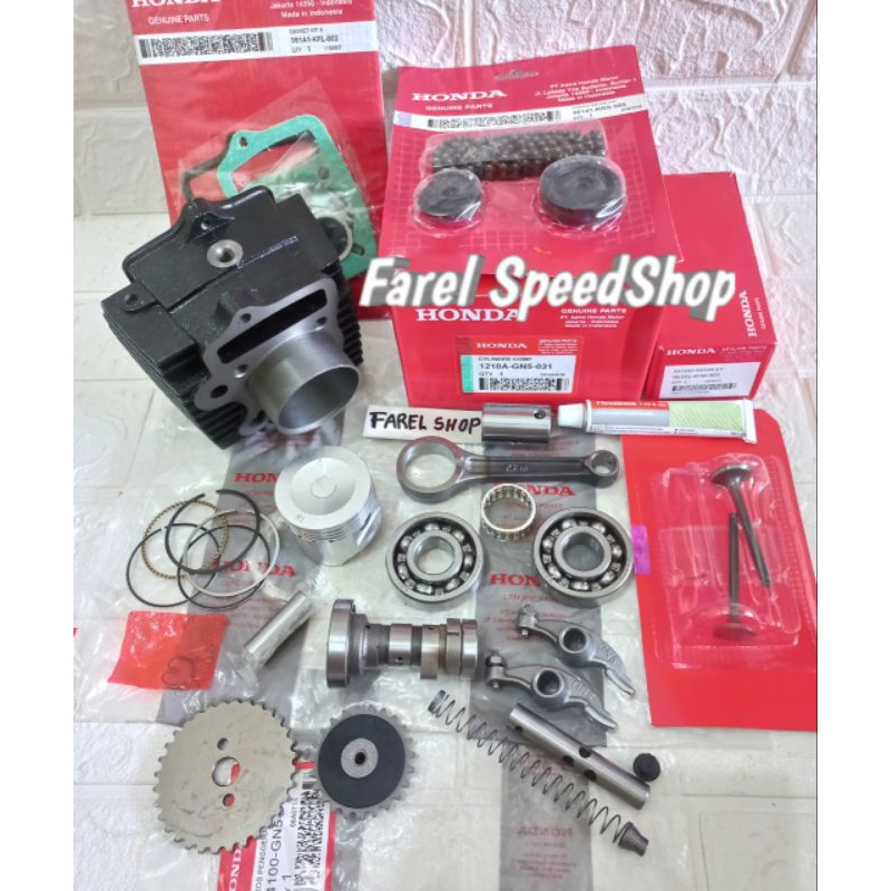 Jual Blok Seher Cylinder Paket Komplit Honda Grand Win Supra X Lama Astrea Prima GN5 12 Item ...