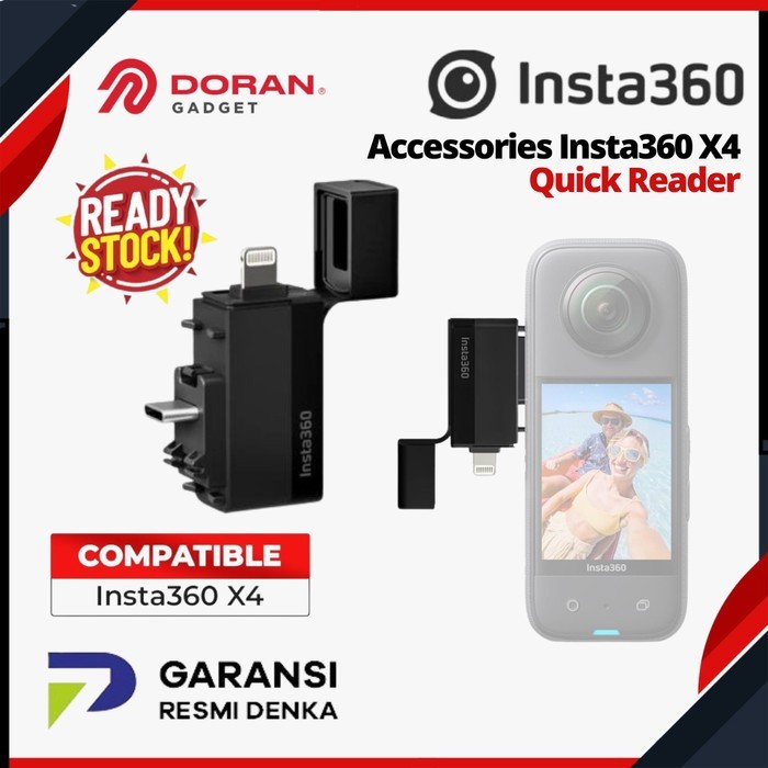 Jual Insta360 X4 Quick Reader Action Camera Insta 360 Garansi Resmi | Shopee Indonesia