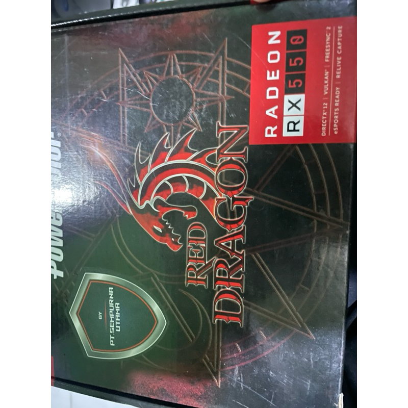 Jual VGA Powercolor Red Dragon RX550 4GB | Shopee Indonesia