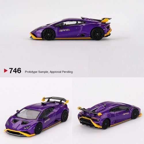 Jual MINI GT 746 Lamborghini Huracán STO Viola Pasifae | Shopee Indonesia