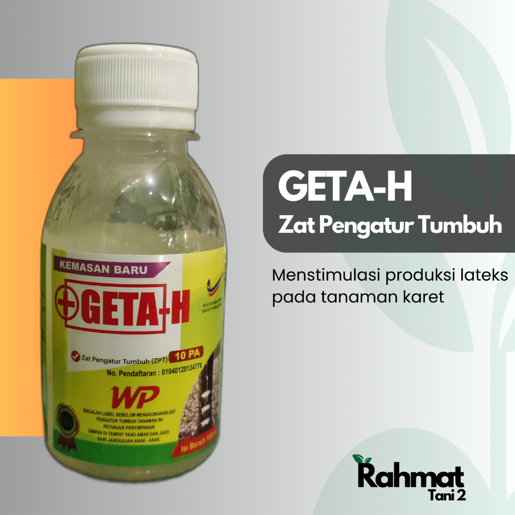 Jual GETAH - ZPT Menstimulus Produksi Lateks pada Tanaman Karet (100 ml ...
