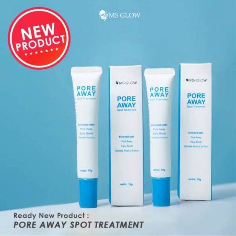 Jual MS Glow Pore Away Spot Treatment 15gr Original 100% | Shopee Indonesia