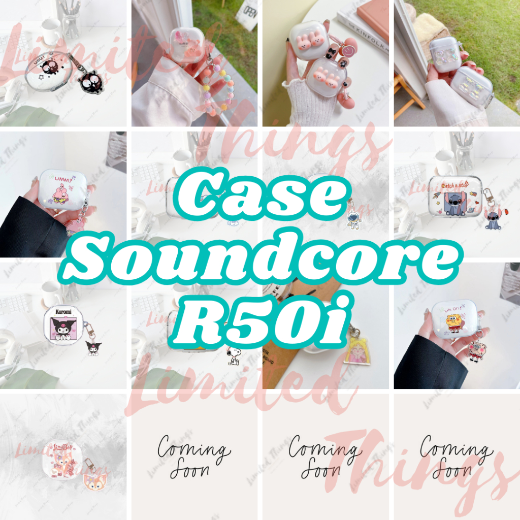 Jual Soft Case Soundcore R50i Casing Character Transparan TPU Silikon ...