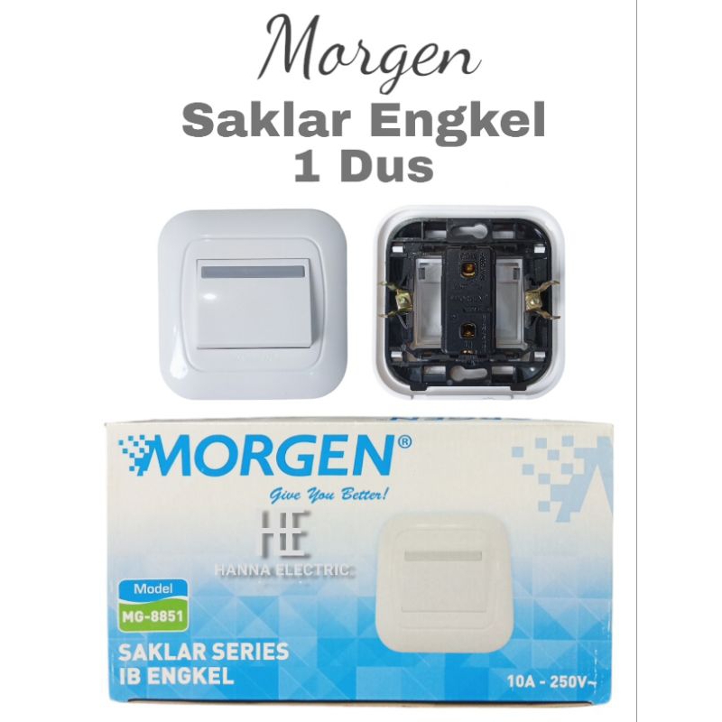 Jual MORGEN Paket 1 Dus Isi 20 Pcs Saklar Engkel MG-8851 | Shopee Indonesia
