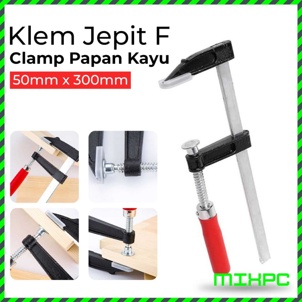 Jual Klem F Jepit Papan Kayu Klem Penjepit Kayu Clamp Heavy Duty ...
