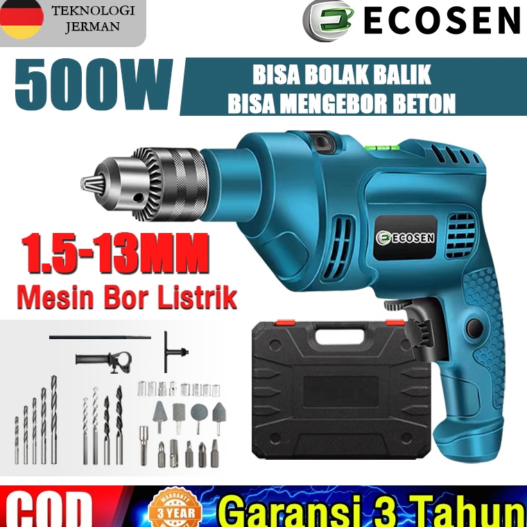 Jual Update Pilihan ECOSEN Bor Listrik Mesin Bor Elektrik Drill Listrik ...