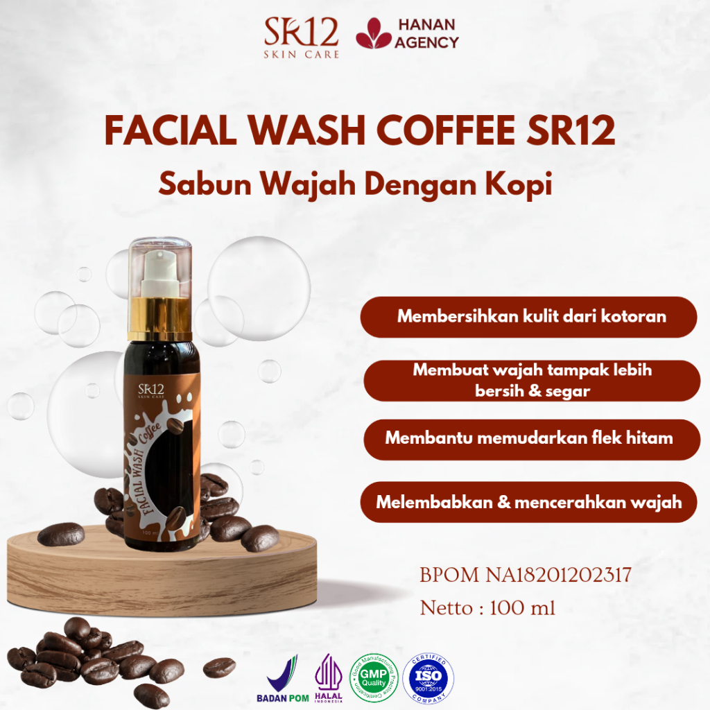 Jual Facial Wash Coffee SR12 - Sabun Wajah Kopi Fresh & Segar ...