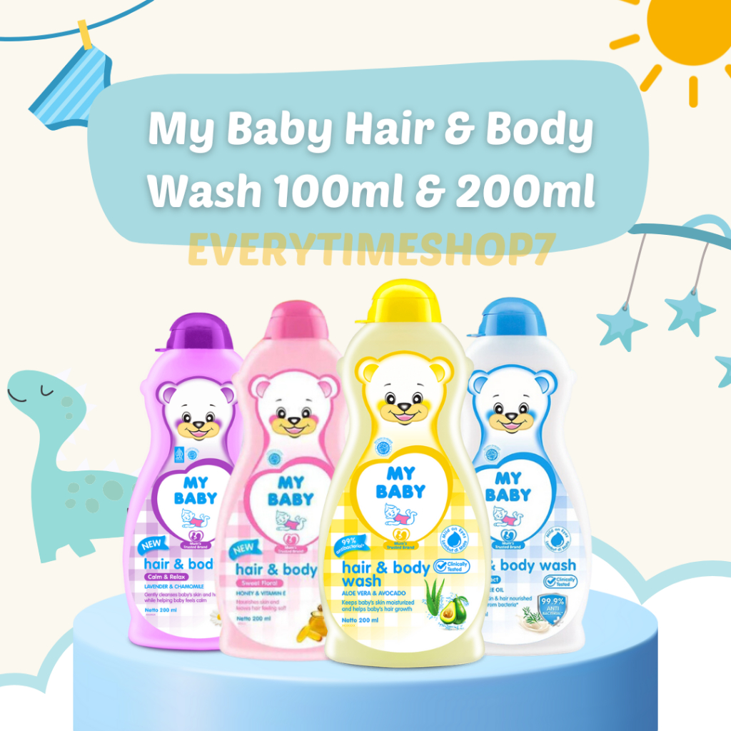 Jual My Baby Hair & Body Wash 100ml & 200ml | Shopee Indonesia