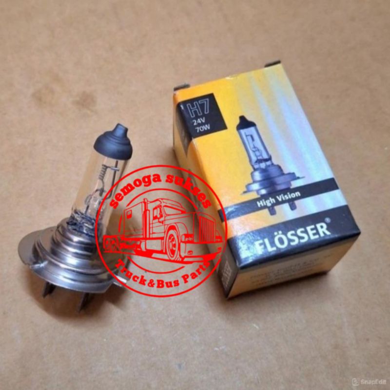 Jual Dop Lampu H7 24V 70W FLOSSER | Shopee Indonesia