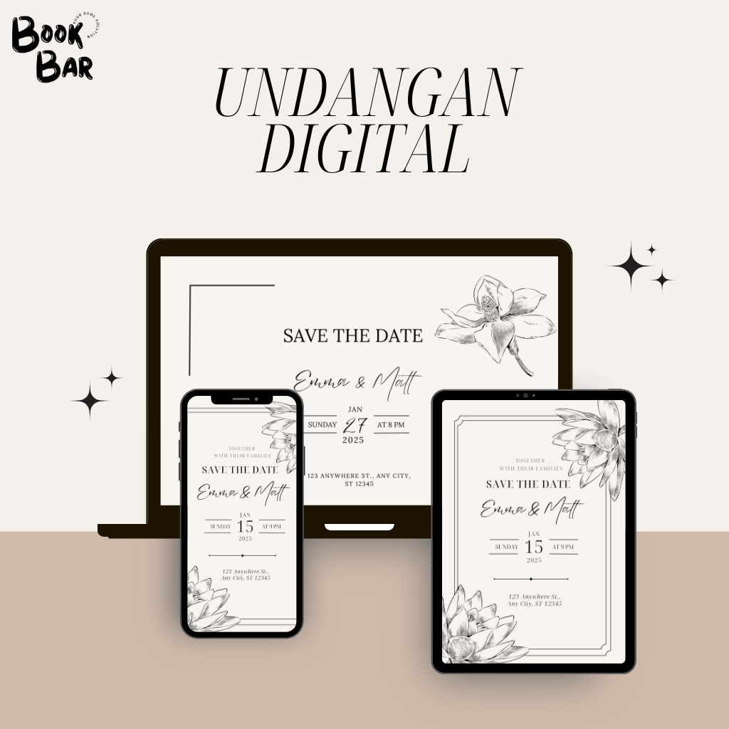 Jual TEMPLATE UNDANGAN DIGITAL COCOK UNTUK BISNIS / DESIGN BIODATA BAYI ...