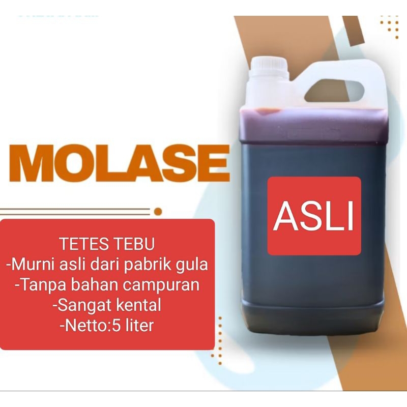 Jual MOLASE tetes tebu asli dan murni 5 kg | Shopee Indonesia