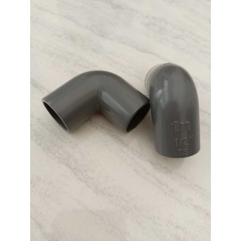 Jual knee Pipa PVC 1/2 dan 3/4 L pipa pvc Sambungan pipa pvc | Shopee Indonesia