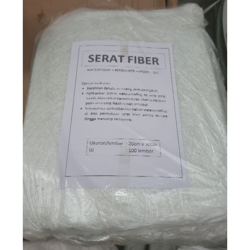 Jual Serat Fiber / Serabut Waterproofing / Penambal Bocor Mat | Shopee ...