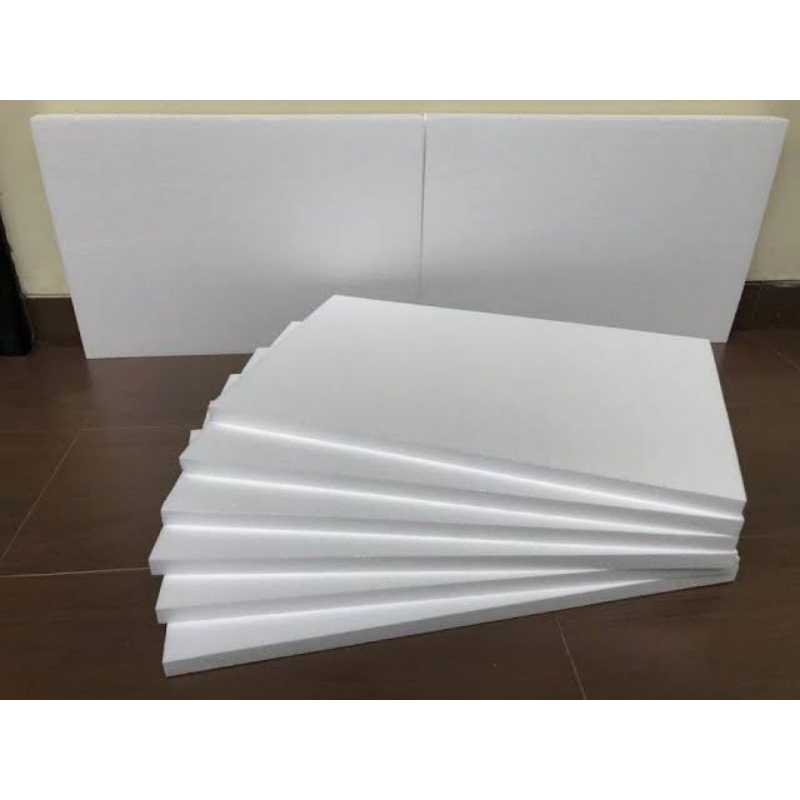 Jual Styrofoam ukuran 80x60x2cm lembaran papan styrofoam | Shopee Indonesia