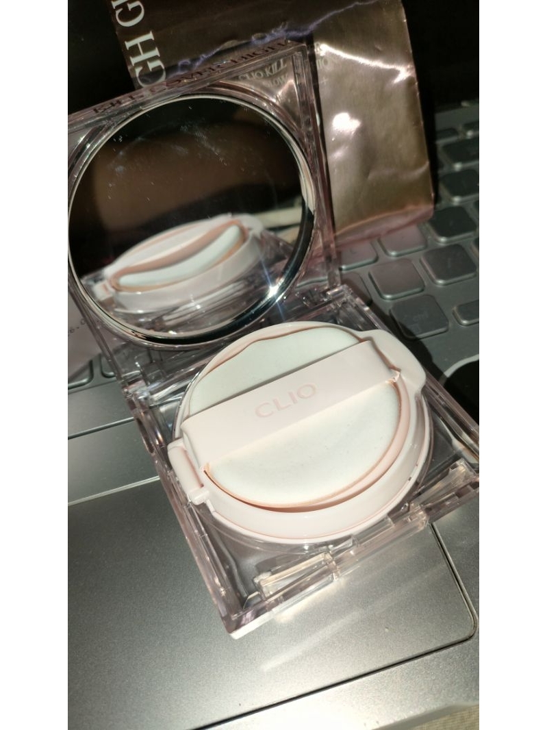 Jual Preloved Clio Glow Cushion shade 03 linen | Shopee Indonesia