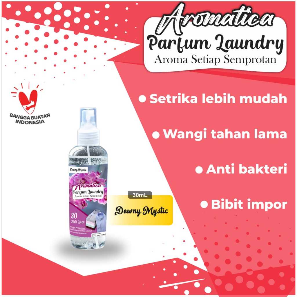 Jual [COD] AROMATICA Parfum Laundry Parfum Wangi Saku Parfum Pakaian Siap Pakai 30ml - DOWNY ...