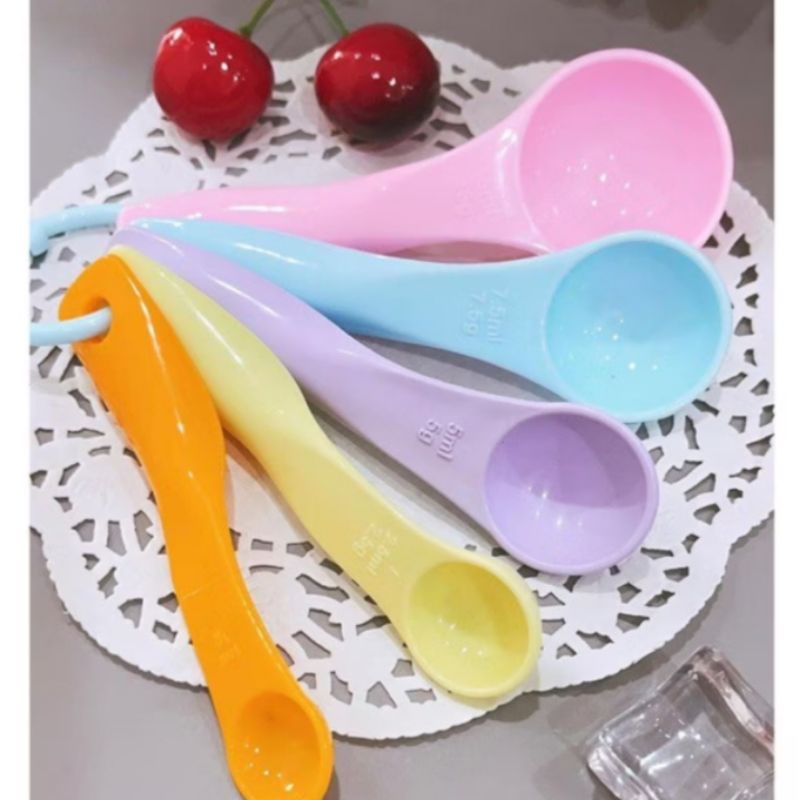 Jual Sendok Takar Set 5in1 / Sendok Ukur Untuk Masak /Sendok Takar ...