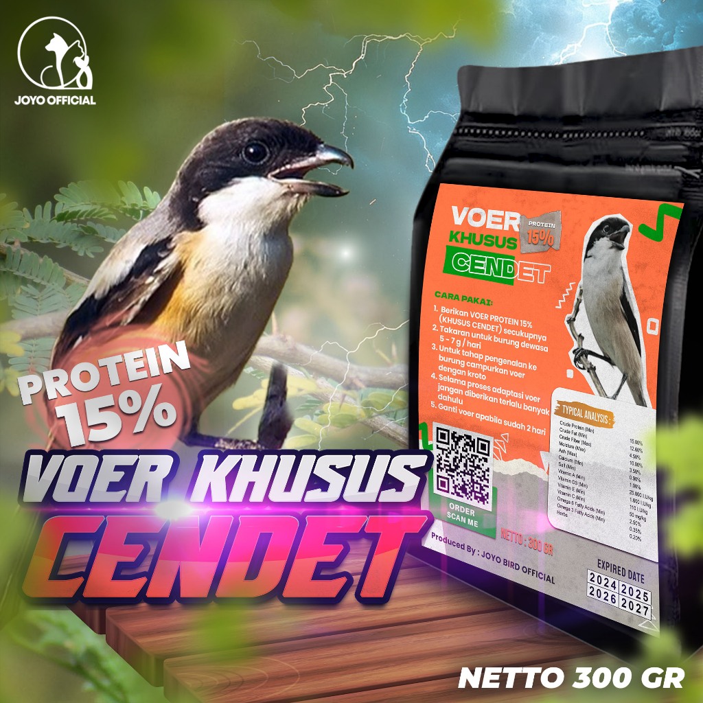 Jual VOER BURUNG CENDET | VOER HARIAN | VOER NUTRISI KOMPLIT | JOYO ...