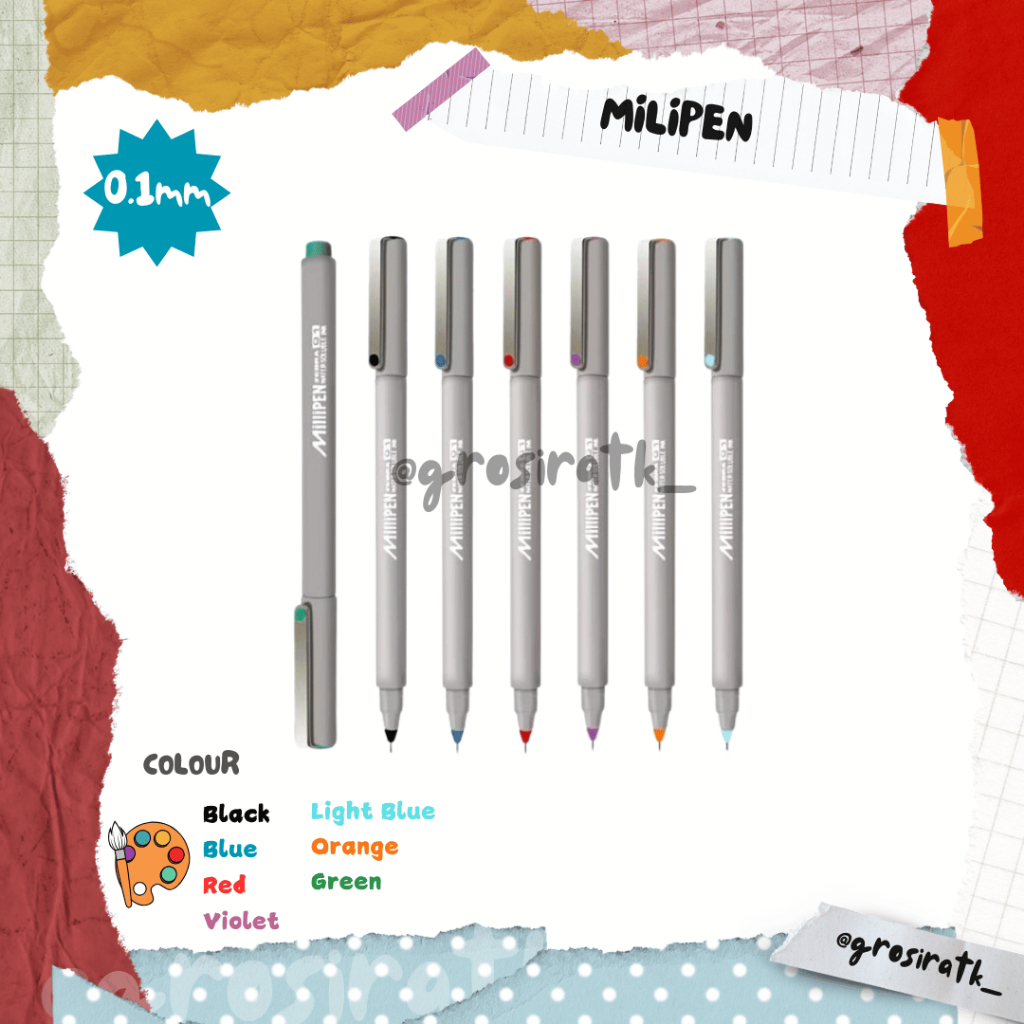 Jual Zebra Milipen 0.1 MM - Satuan | Shopee Indonesia