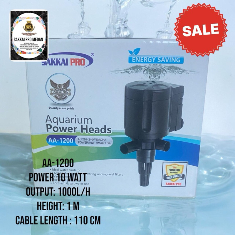 Jual MESIN POMPA AQUARIUM POWER HEAD AA 1200 | Shopee Indonesia