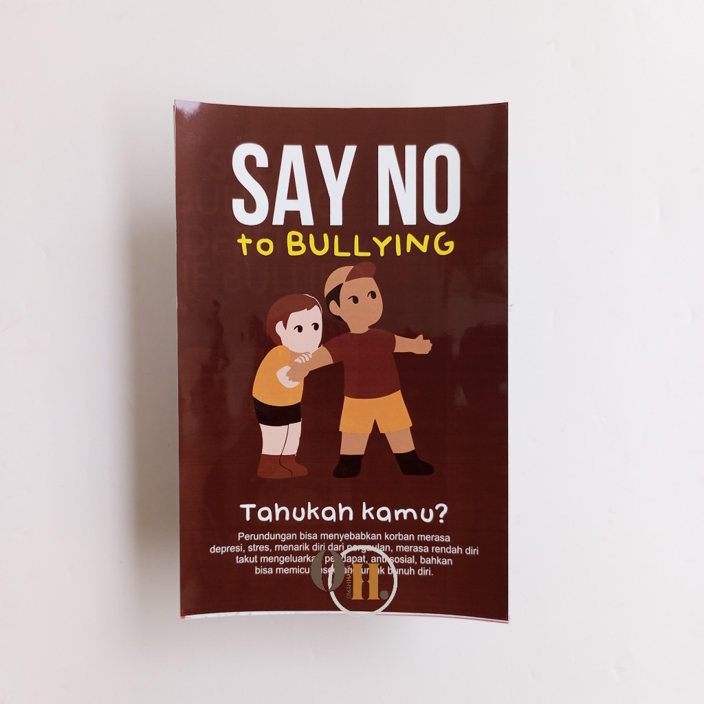 Jual Stiker Say No Bullying - Penyebab Bullying - Perundungan Anak ...