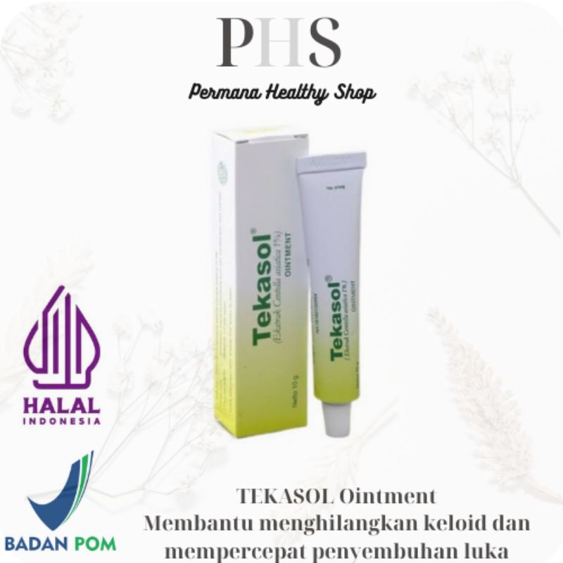 Jual TEKASOL OINTMENT 10 GR / KRIM UNTUK LUKA / KRIM UNTUK KELOID PASCA ...