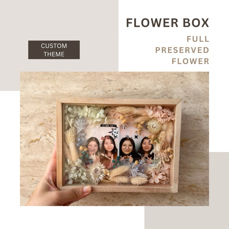 Jual FLOWER FRAME || FIGURA BUNGA || HADIAH ULANG TAHUN || HADIAH ...
