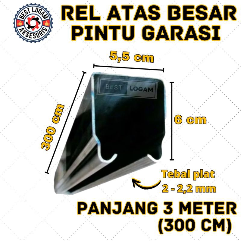 Jual Rel atas besar pintu besi rel henderson pintu lipat sliding - 3 ...