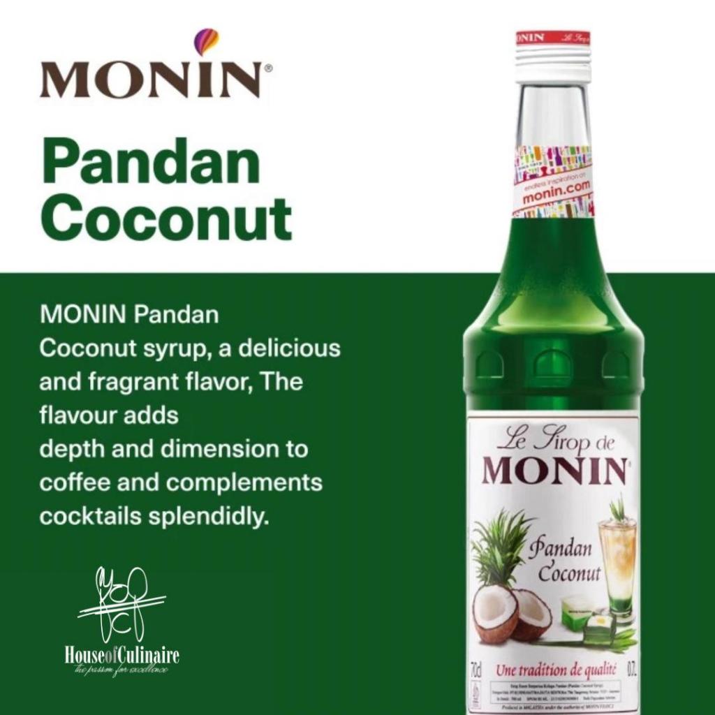 Jual Monin Pandan Coconut Syrup 700 ml Sirup Syrup Monin | Shopee Indonesia