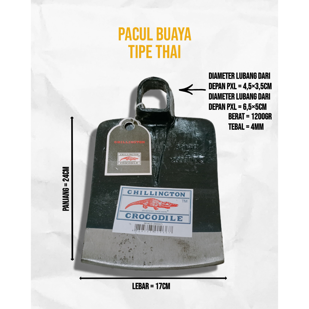 Jual CANGKUL/PACUL BUAYA TEBAL KUAT BERKUALITAS | Shopee Indonesia