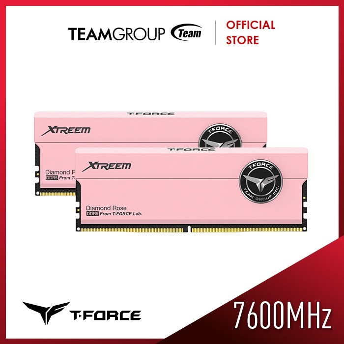 Jual Teamgroup Memory Tforce XTREEM 2x16GB PC 7600Mhz DDR5 - Pink ...