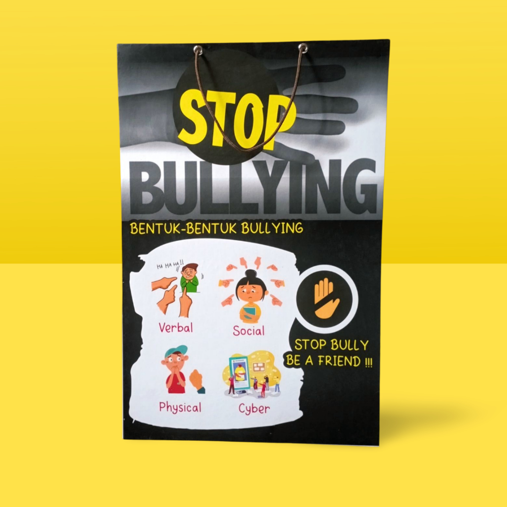 Jual Poster Gantung A3 | Hard Poster Bentuk - Bentuk Bullying | STOP Perundungan | Poster Karton ...