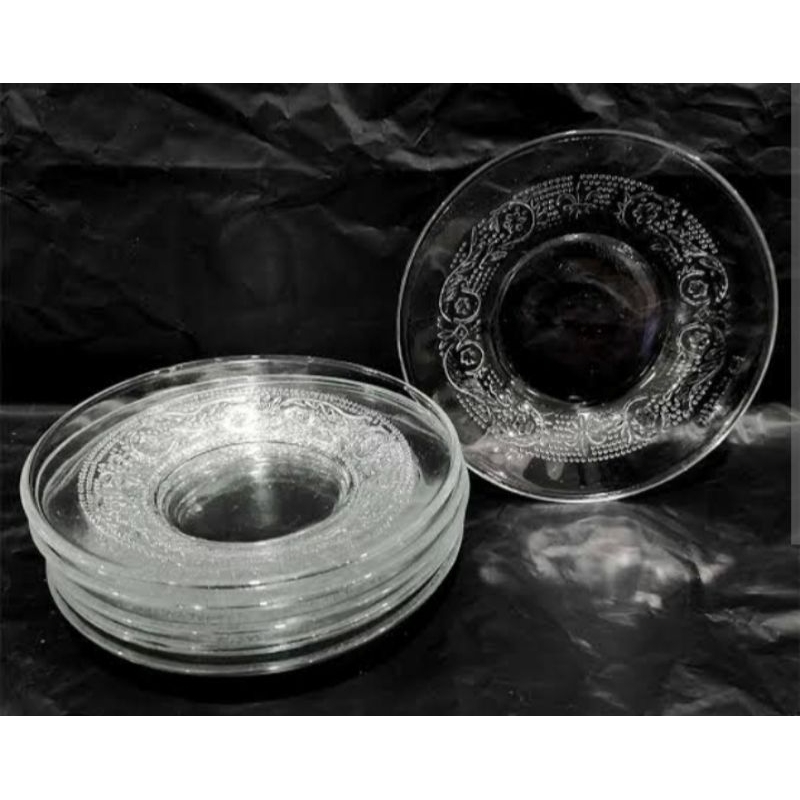 Jual Lepek Kaca Tatakan Gelas Kopi Diameter 12cm TTY (isi 6pcs ...