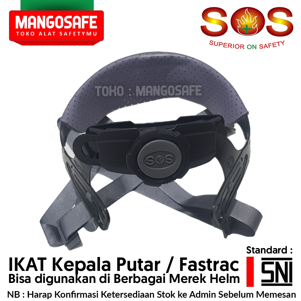 Jual Ikat Kepala Putar Helm Proyek Merek SOS inner Fastrac / Bisa ...