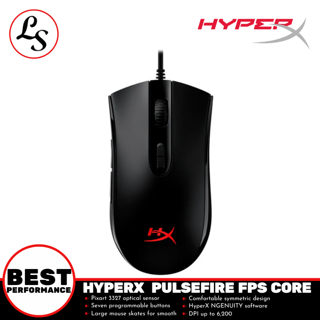 Jual HYPERX GAMING MOUSE Pulsefire Core 7 Buttons | Shopee Indonesia
