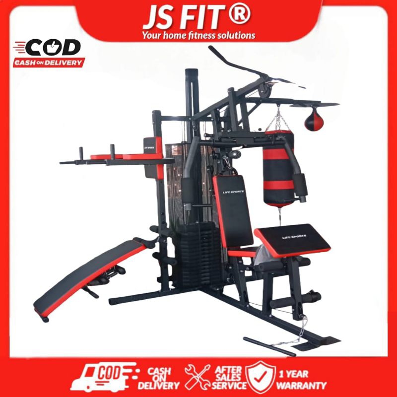 Jual Home gym 3 Sisi Beban Angkat 150 LBS(Original) Home gym Lifesport ...