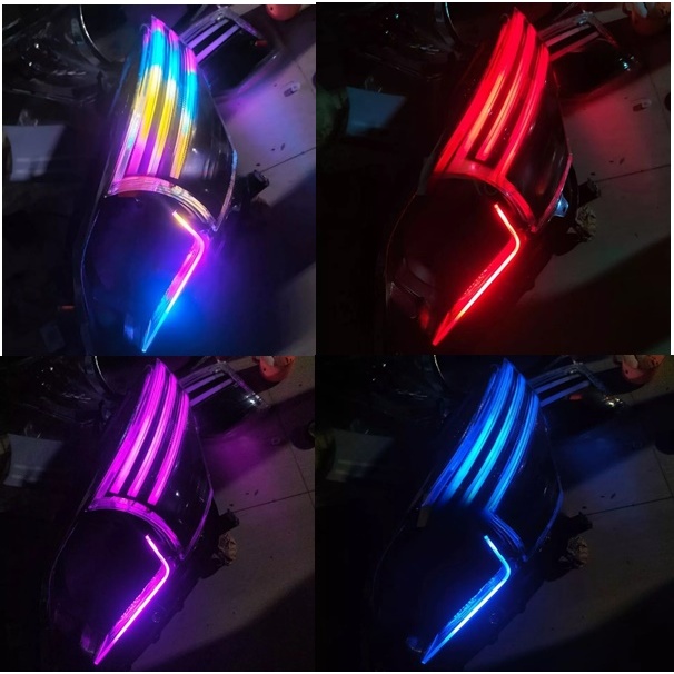 Jual Slim L Frame Lazy Cakar LED DRL Depan RGB Mobil Kijang Innova ...