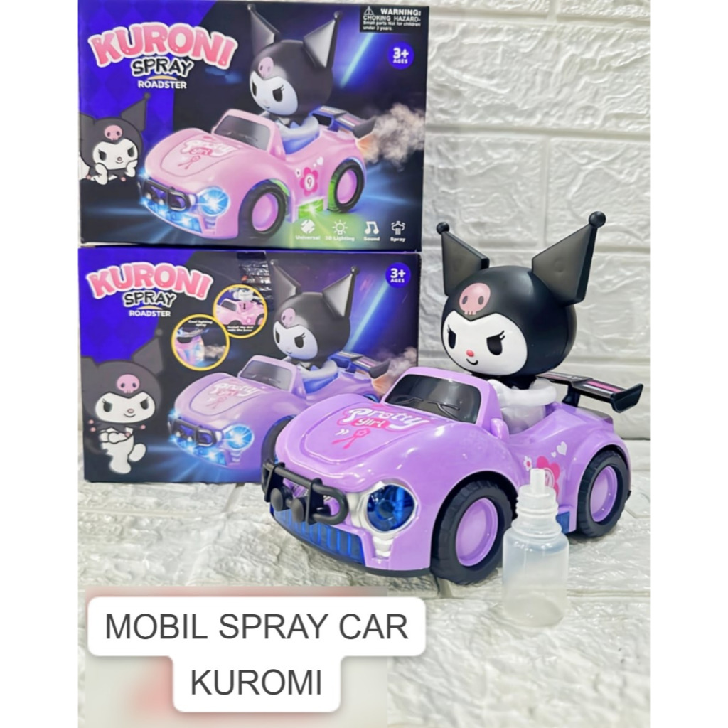 Jual MAINAN ANAK ROBOT MOBIL BATERE LUCU | MOBIL SANRIO | SPRAY CAR ...